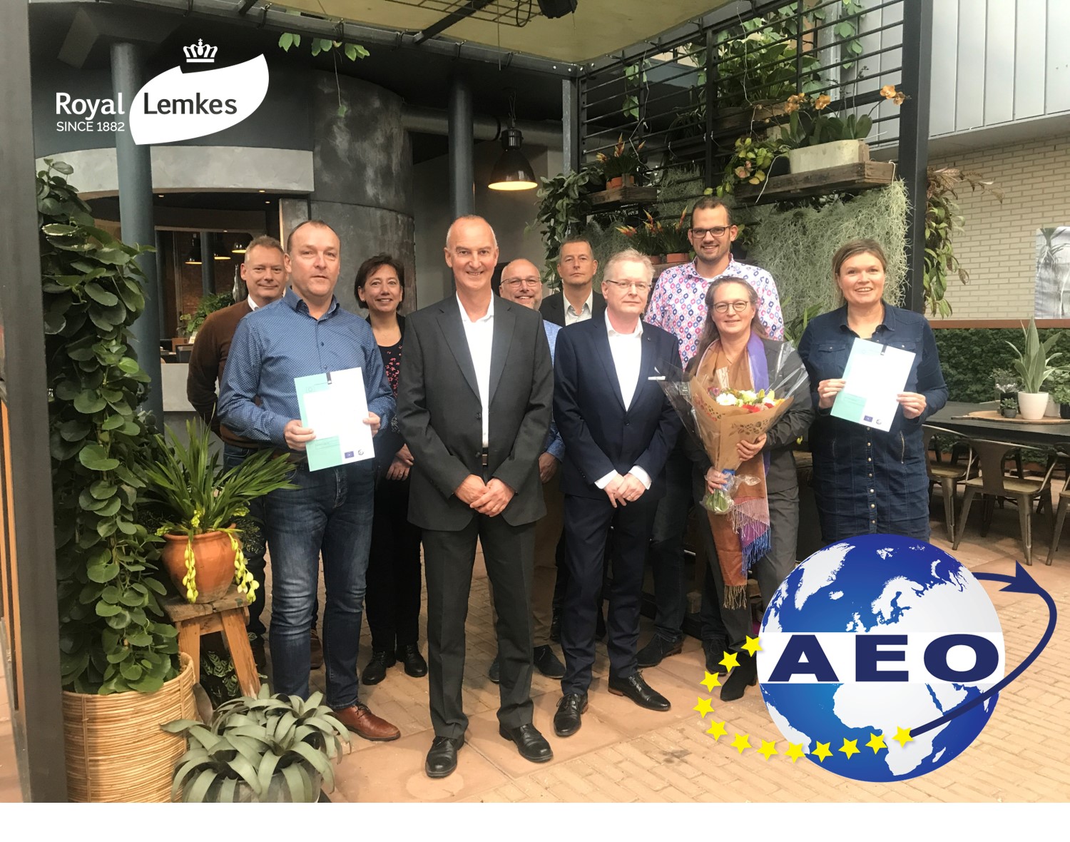 Royal Lemkes, proud holder of the AEO certificate - Royal Lemkes